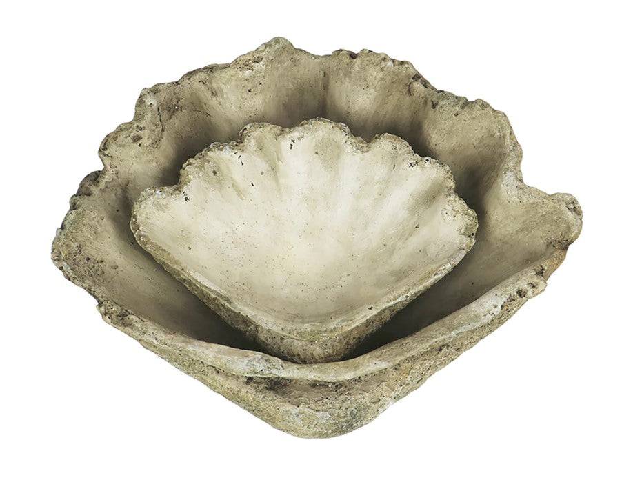Cast Concrete Clam Shell